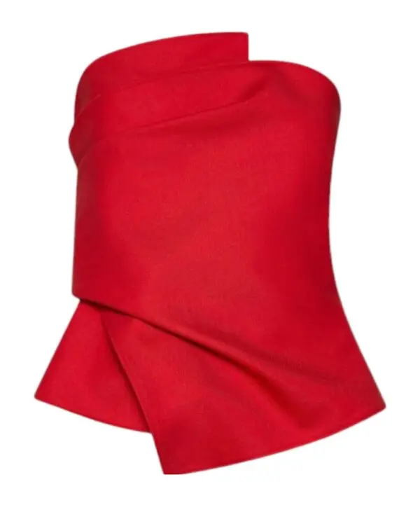 Marella Crisscross Pleated Bandeau