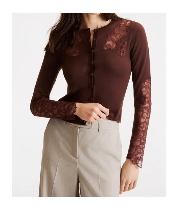 Marella Ribbed-knit Crew-neck Sweater