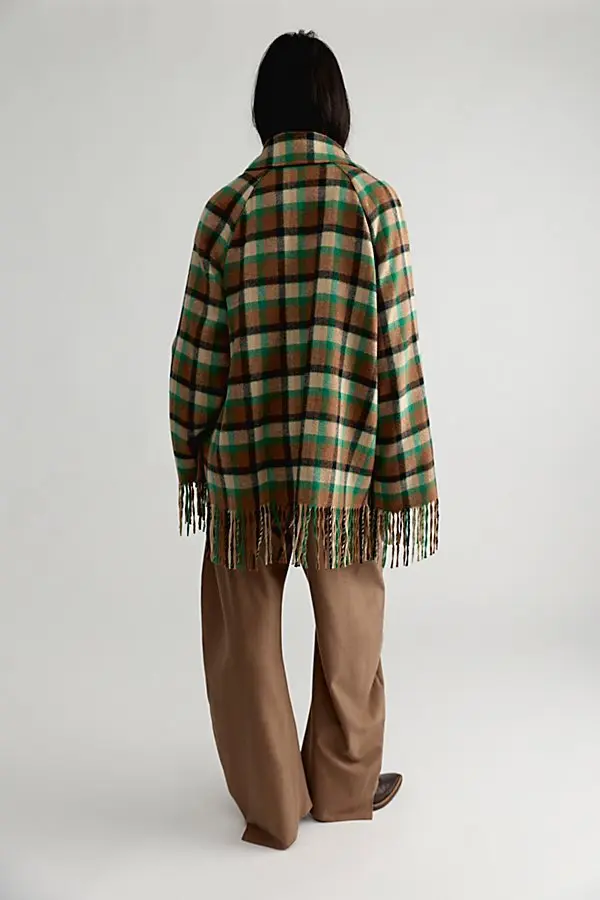 Rodebjer Yuna Short Check Coat