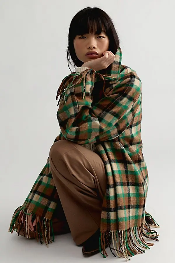 Rodebjer Yuna Short Check Coat