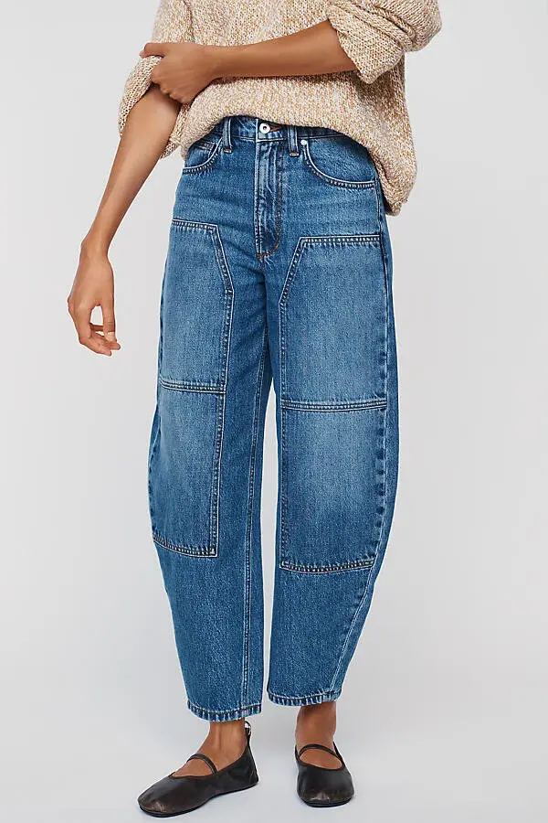Joe's Jeans Billie Ankle High Rise Barrel Jeans