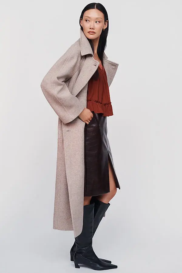 ALIGNE Henrietta Wool Blend Coat Jacket