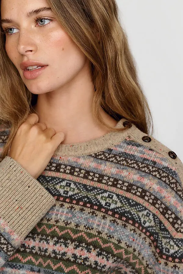 ROWING BLAZERS 100% Wool Fair Isle Sweater