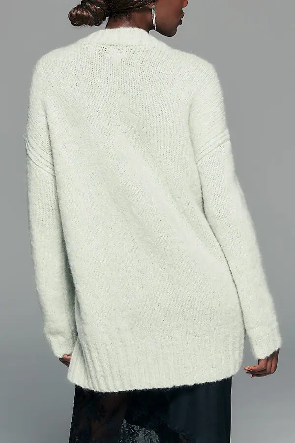 Maeve Wool Blend Overd Sweater - Mint