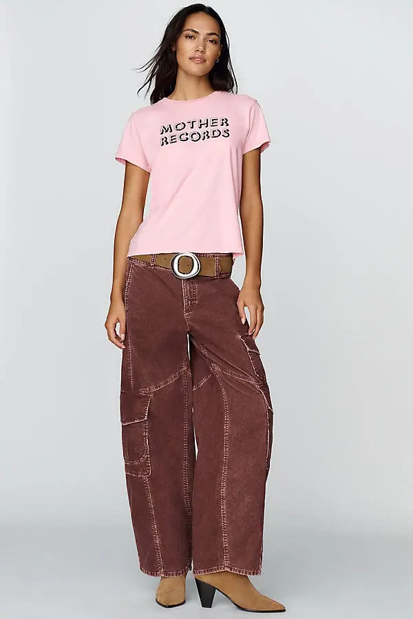 MOTHER Boxy Goodie Goodie 100% Cotton Graphic Tee
