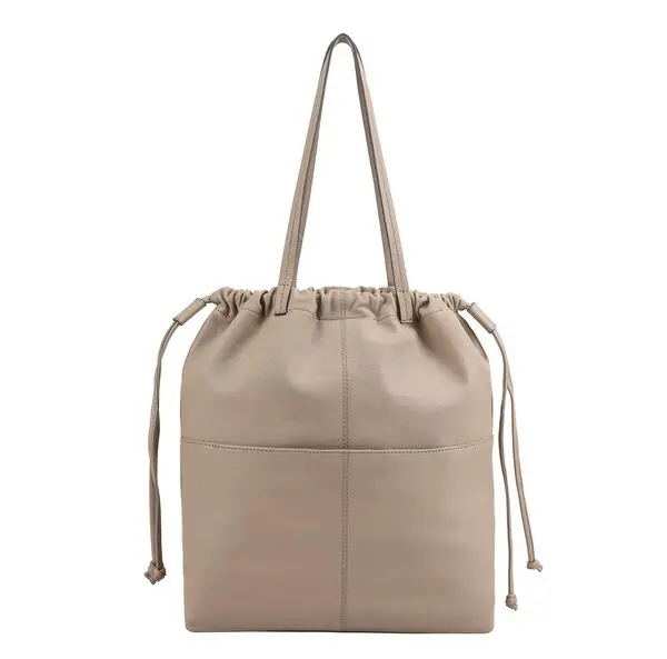 LLOYD BAKER LONDON Salona Leather Shoulder Bag Neutrals - Black