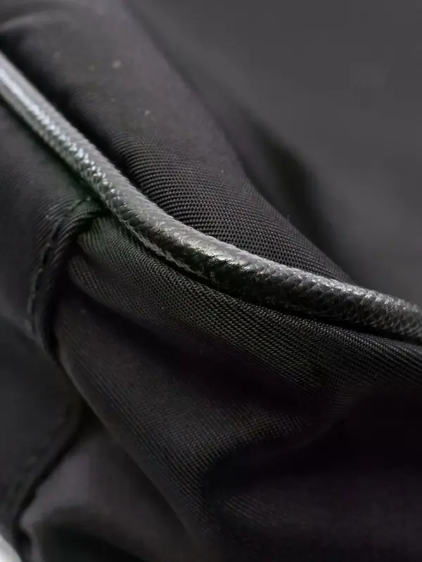 Prada 2010s Triangle Logo Saffiano Leather Tote Bag