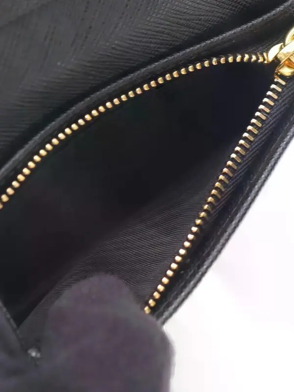 Prada Triangle-plaque Bi-fold Wallet