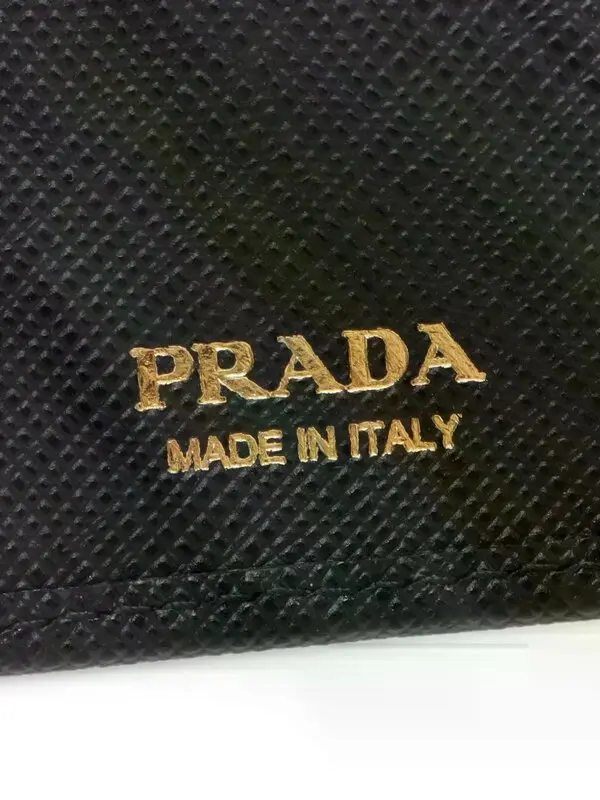 Prada Triangle-plaque Bi-fold Wallet