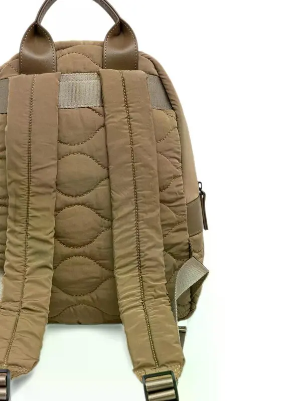 BLAUER. Quilted Logo-patch Backpack