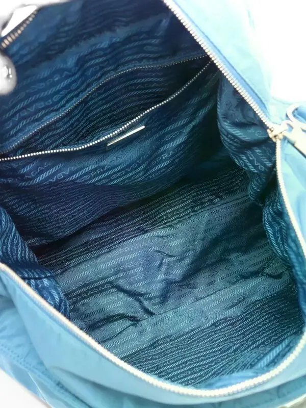 Prada 2000s Logo-plaque Tote Bag