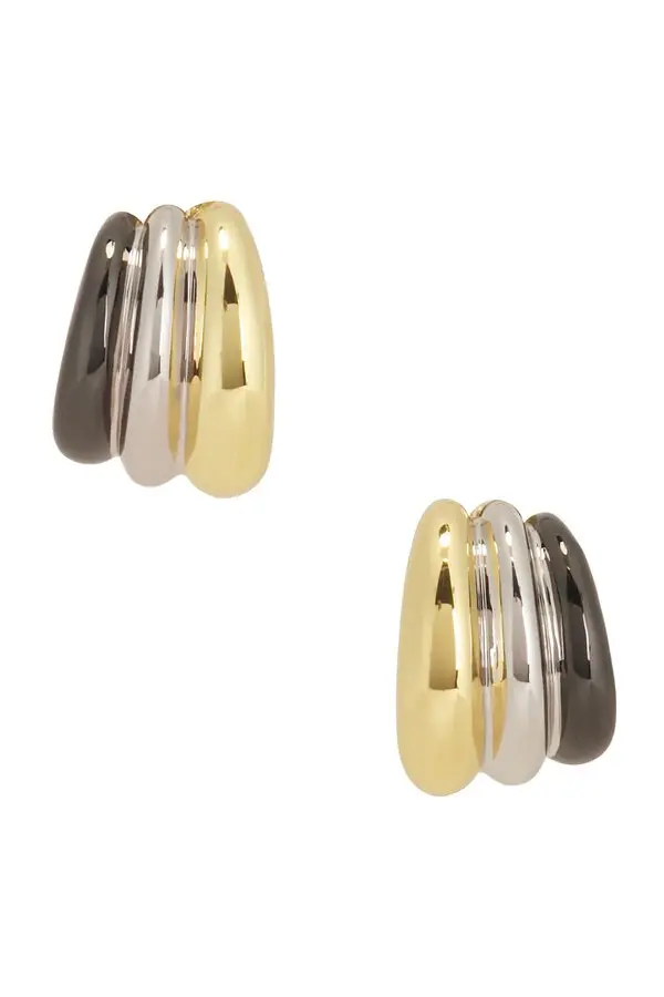 JENNIFER FISHER Chavez Huggie Earrings In Multi