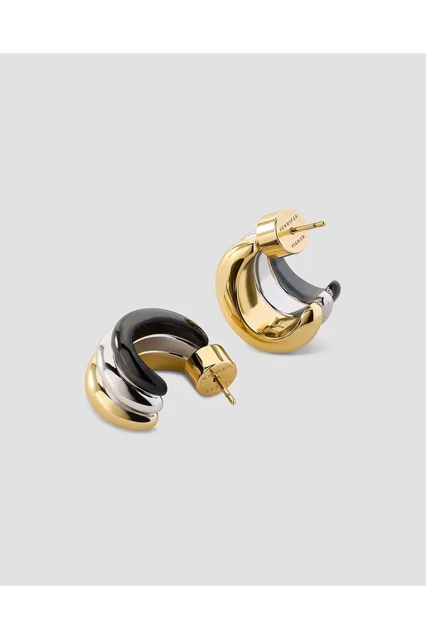 JENNIFER FISHER Chavez Huggie Earrings In Multi