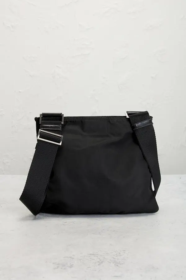 Prada Tessuto Flat Messenger Bag