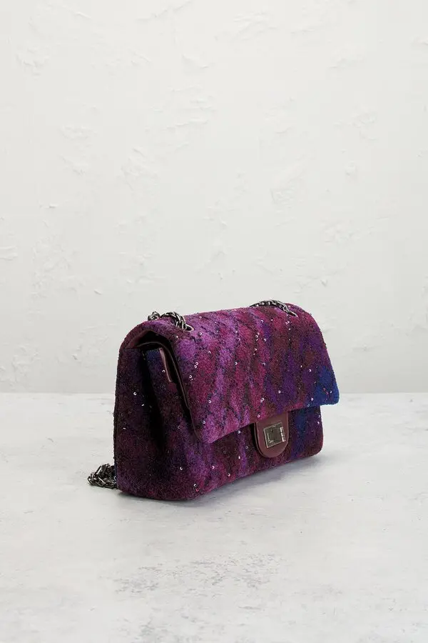 Chanel Sequined Wool Mini Reissue 2.55 Flap Bag