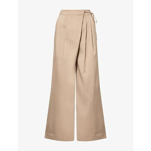 4TH & RECKLESS Beatrice Wide-leg Woven Trousers