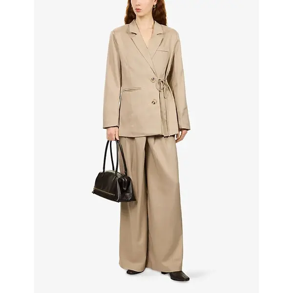 4TH & RECKLESS Beatrice Wide-leg Woven Trousers