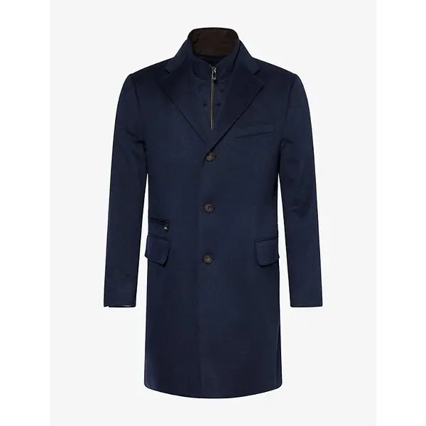 Corneliani Single-breasted Cashmere Coat