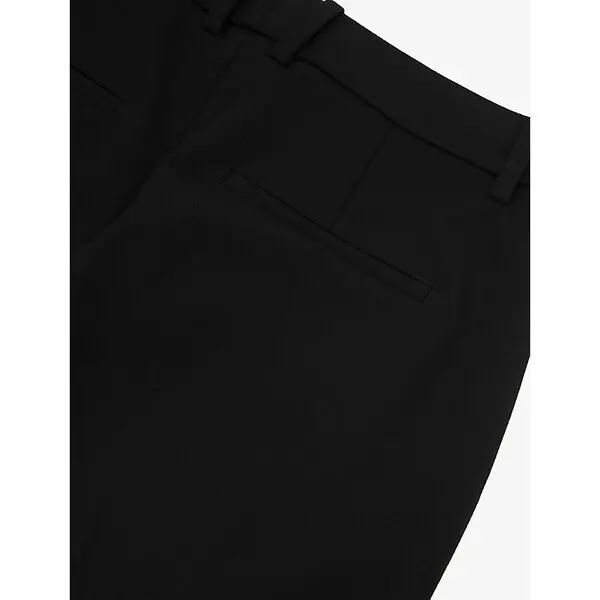 REISS Merisse Flared-leg Mid-rise Woven Trousers
