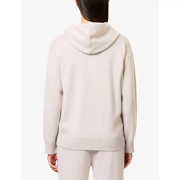 Derek Rose Daphne Zip Cashmere Knit Hoody