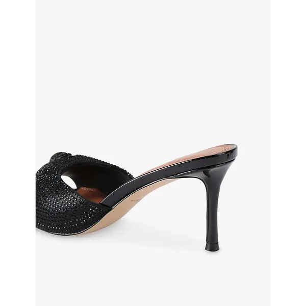 Kurt Geiger Oxford Woven Heeled Mules
