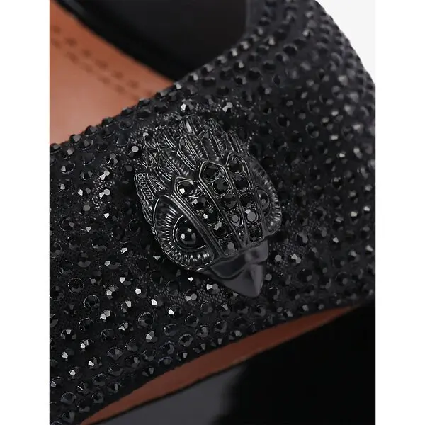 Kurt Geiger Oxford Woven Heeled Mules