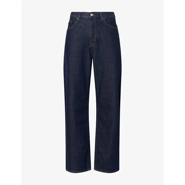 FRAME The Baggy Wide-leg Denim Jeans - Rinse