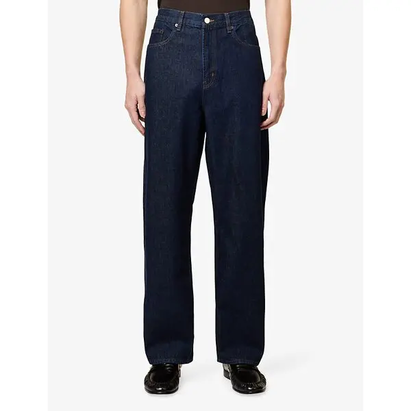 FRAME The Baggy Wide-leg Denim Jeans