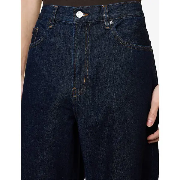 FRAME The Baggy Wide-leg Denim Jeans