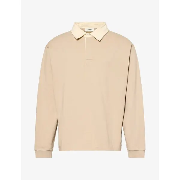 FRAME The Rugby Polo Cotton Shirt