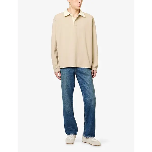 FRAME The Rugby Polo Cotton Shirt