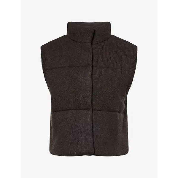 Le Kasha Sleeveless Cashmere Puffer Vest