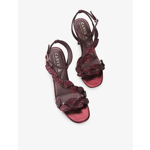Carvela Eleganza Heeled Faux-leather Sandals