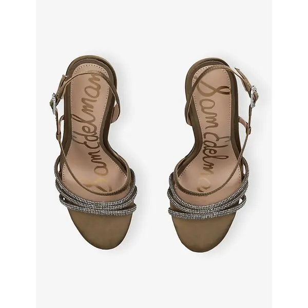 Sam Edelman Charli Glam Satin Heeled Sandals