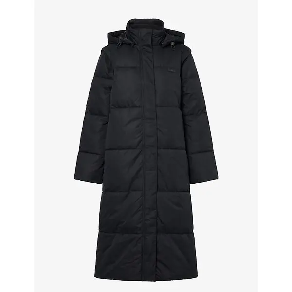 TALA Polar Longline Puffer Coat - Black