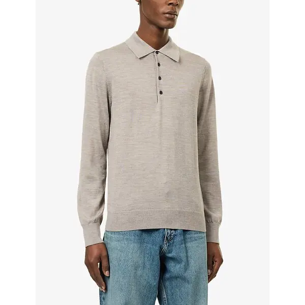 Rag & Bone Wool Polo Jumper