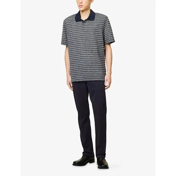 7 For All Mankind Slimmy Tapered Luxe Performance Plus Stretch-woven Chinos