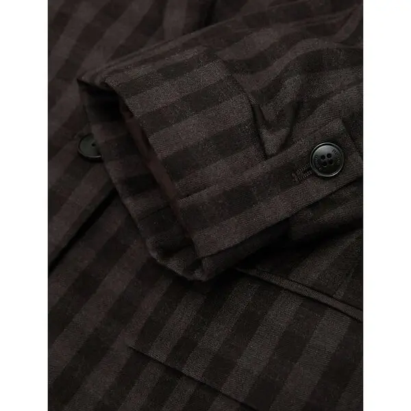 REISS Nolah Checked Wool Blazer