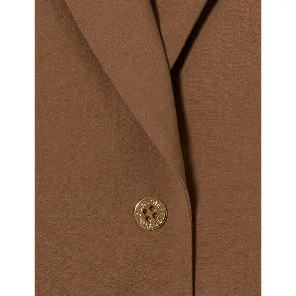 Claudie Pierlot Notch-lapel Slim-fit Wool-blend Jacket