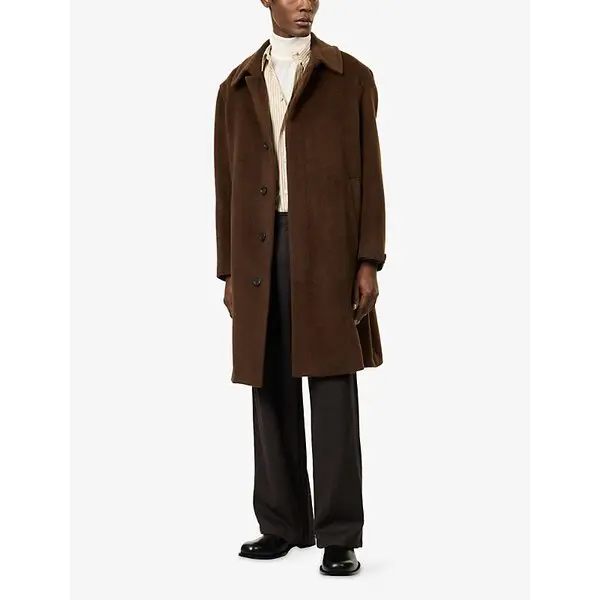 Corneliani Single-breasted Wool Coat