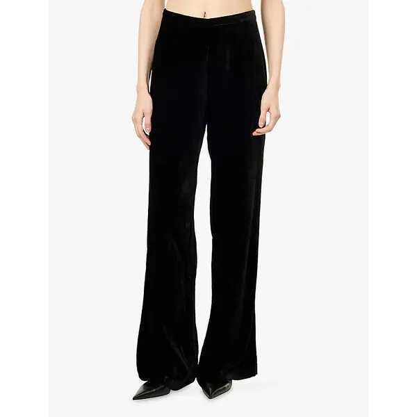 Le Kasha San Polo Velvet Silk Trousers
