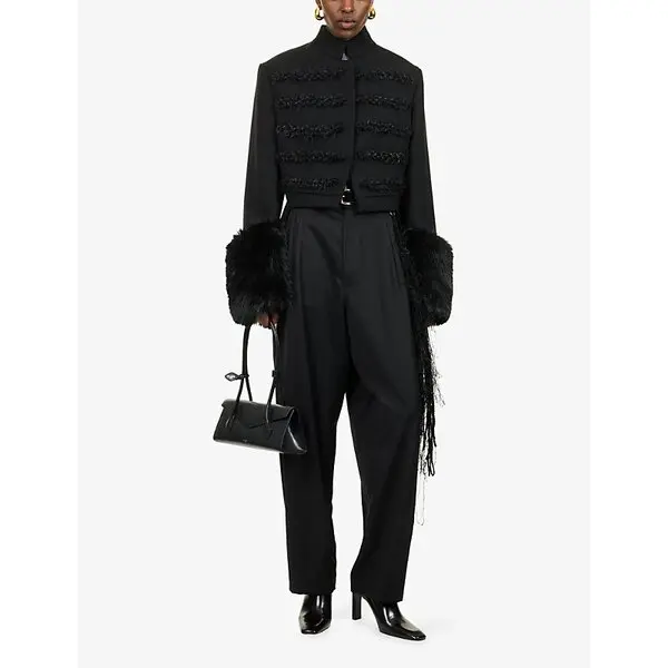 DARKPARK Moss Napoleon Wool Jacket
