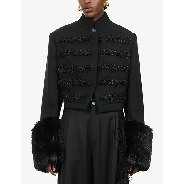 DARKPARK Moss Napoleon Wool Jacket