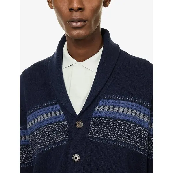 Corneliani Shawl-collar Cashmere Cardigan