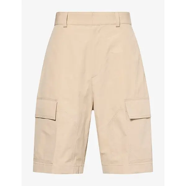 Bottega Veneta Flap-pocket Cotton Shorts
