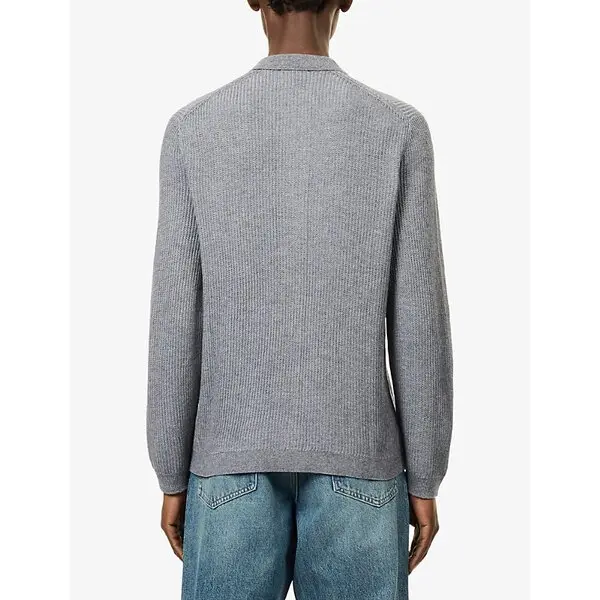 Paige Ribbed Wool-blend Cardigan