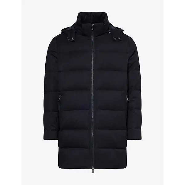 Corneliani Technical Padded Poplin Coat