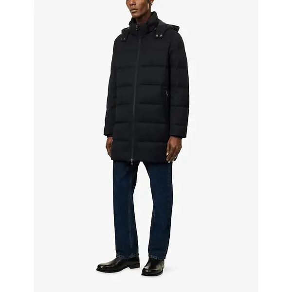 Corneliani Technical Padded Poplin Coat