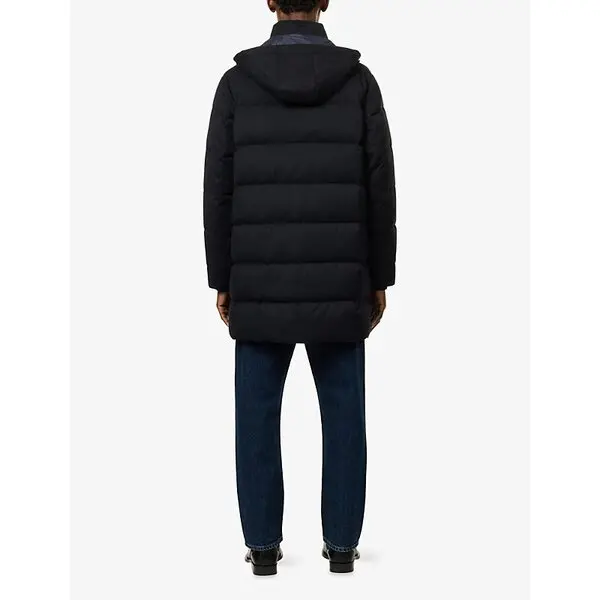 Corneliani Technical Padded Poplin Coat