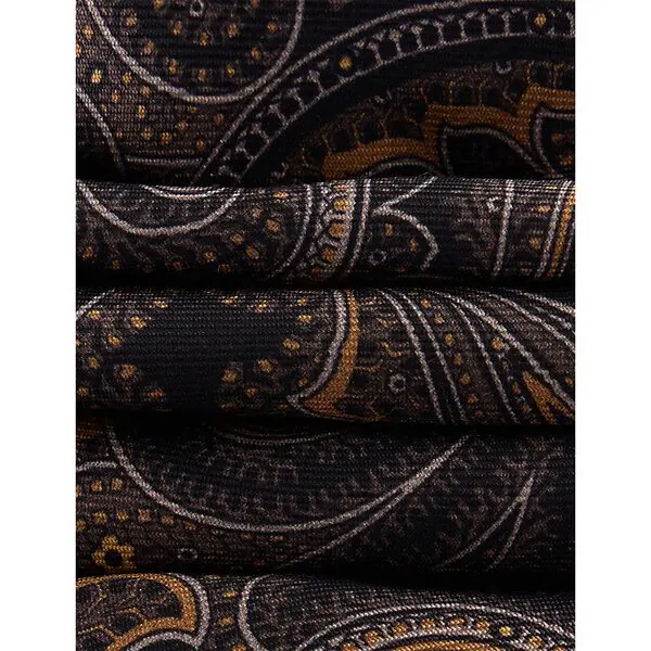 Corneliani Paisley Print Silk Tie
